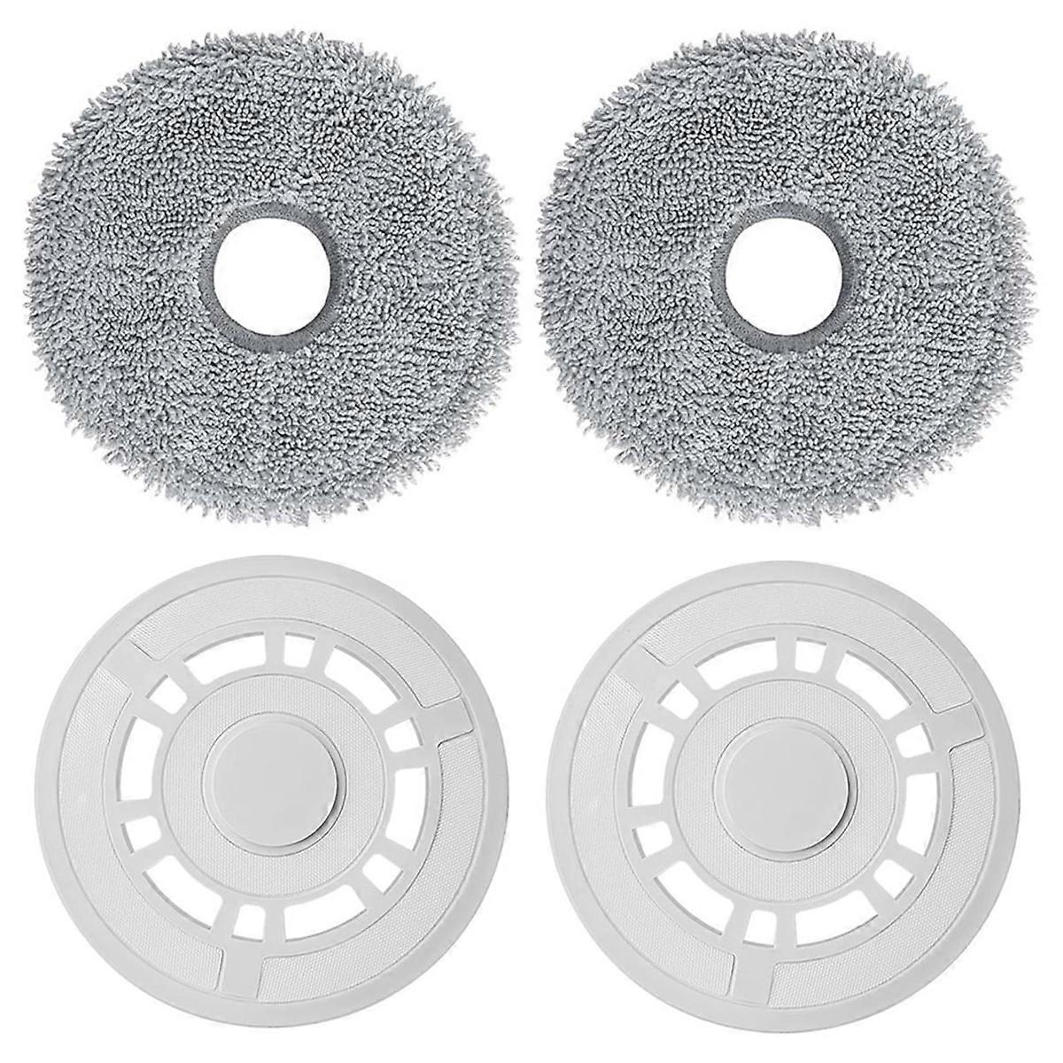 Mop Cloths with Mop Plates for Dreame L10 Ultra / L10S Pro / L10S Ultra ...