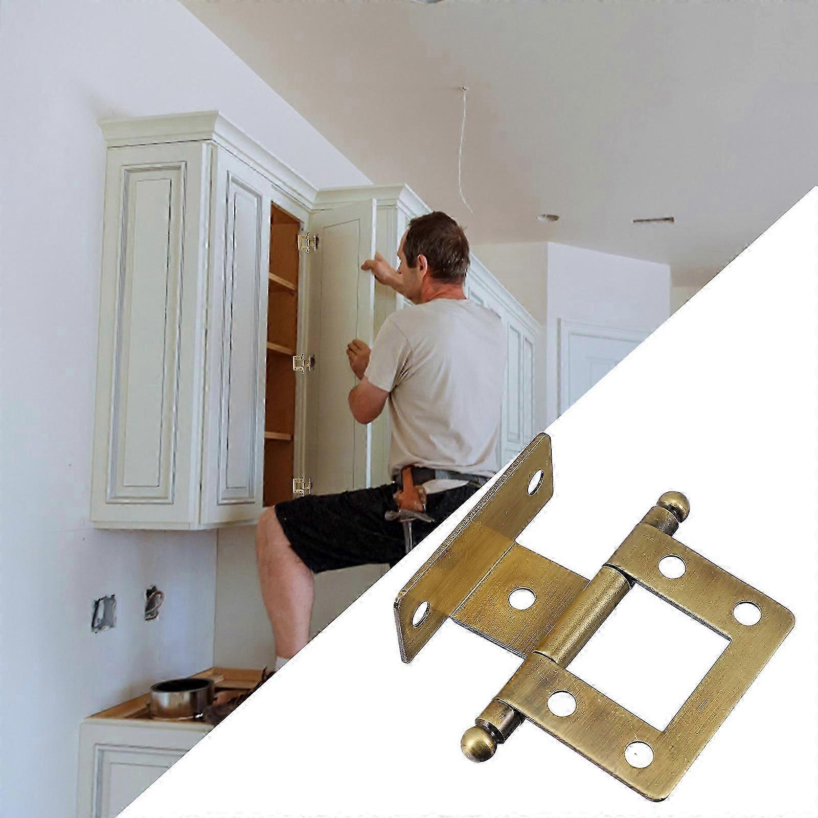 2 Pcs Spring Door Closer Wardrobe Hinges Furniture Hinges Concealed Hinges Kitchen Cabinet ...