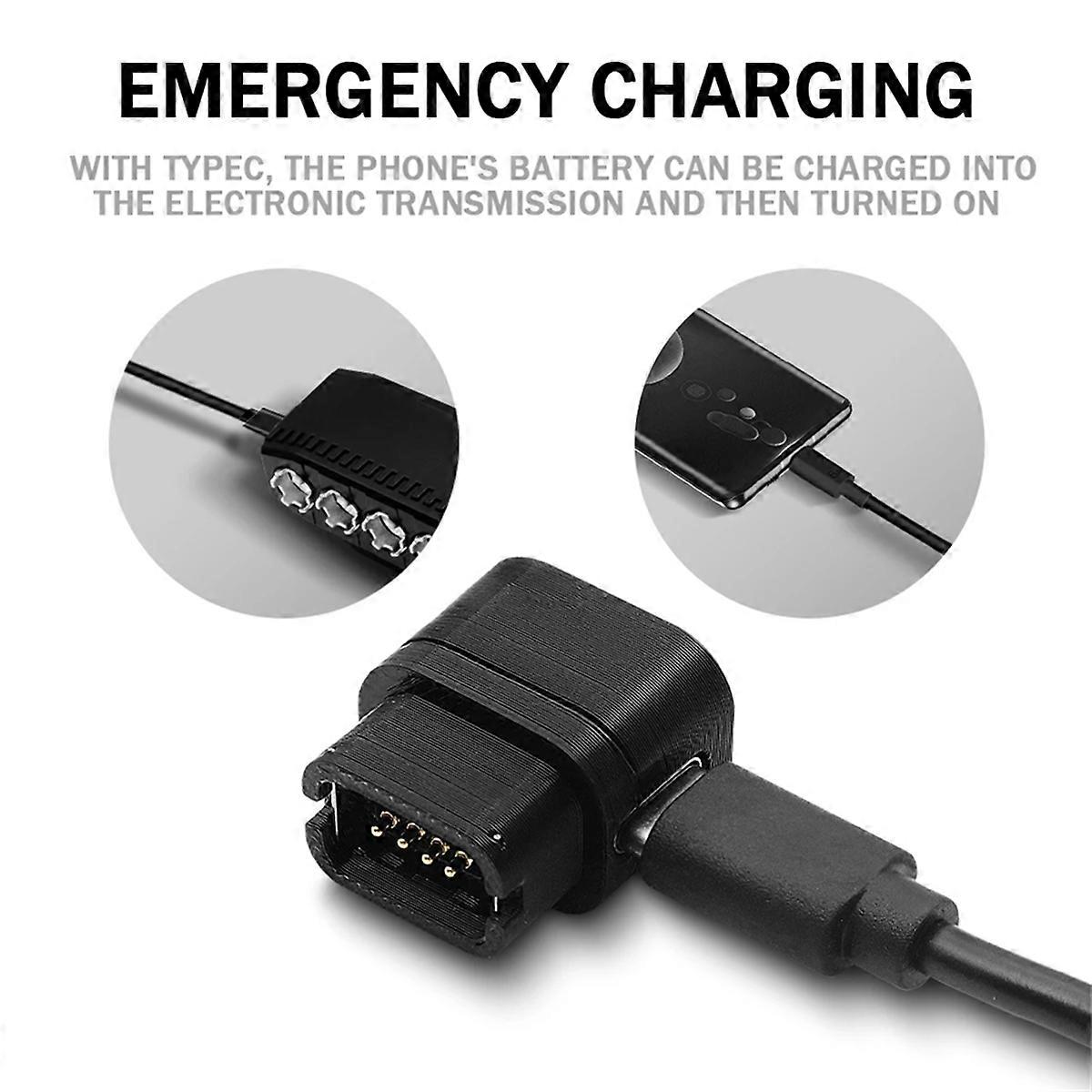 Portable Di2 Charger Adapter 4-Pin to Type-C for EW-EC300 R9270 9250 ...