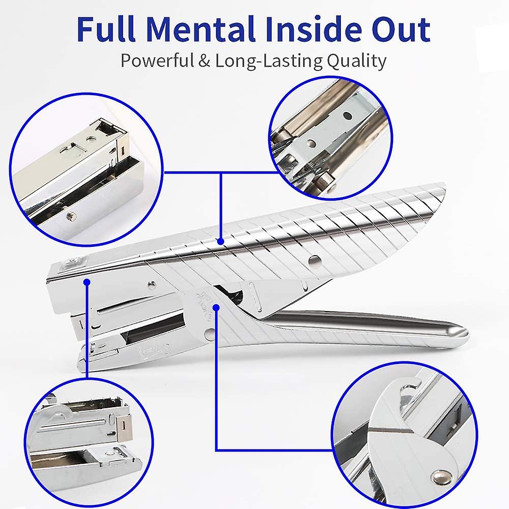 Easy desktop stapler with staples, stapler office, easy to load ...