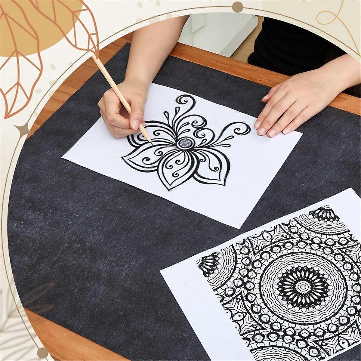 5 Sheet Large Carbon Paper for Tracing Carbon Transfer Paper | Fruugo UK