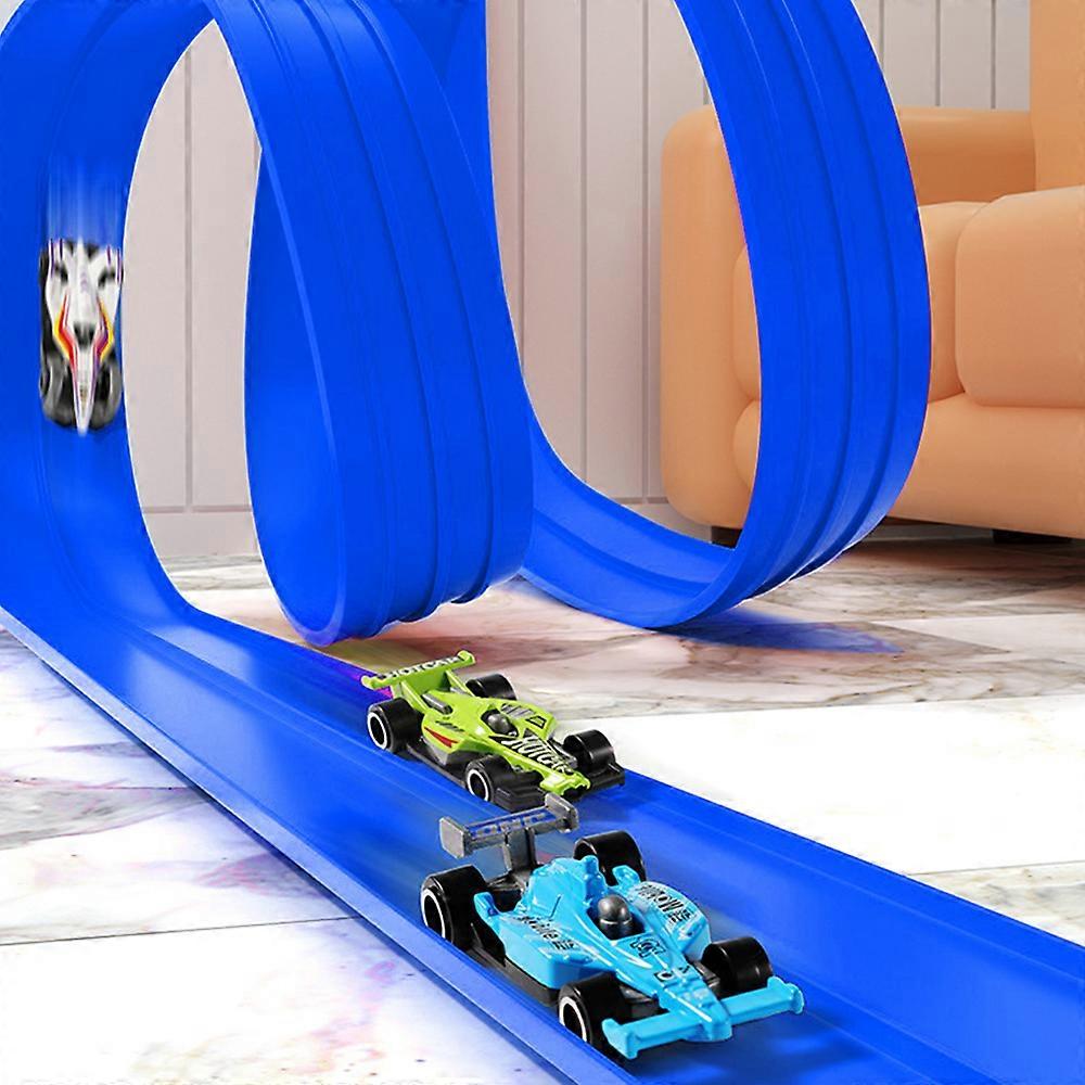 5 Meter DIY Flexible Car Track Racing Set for little ones Indoor ...