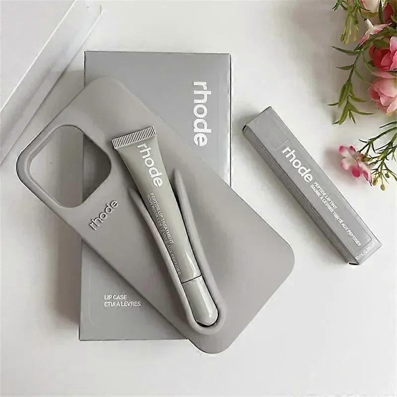 Rhode With Lip Gloss Phone Case for iPhone 16 15 14 13 12 17 11 Pro Max ...