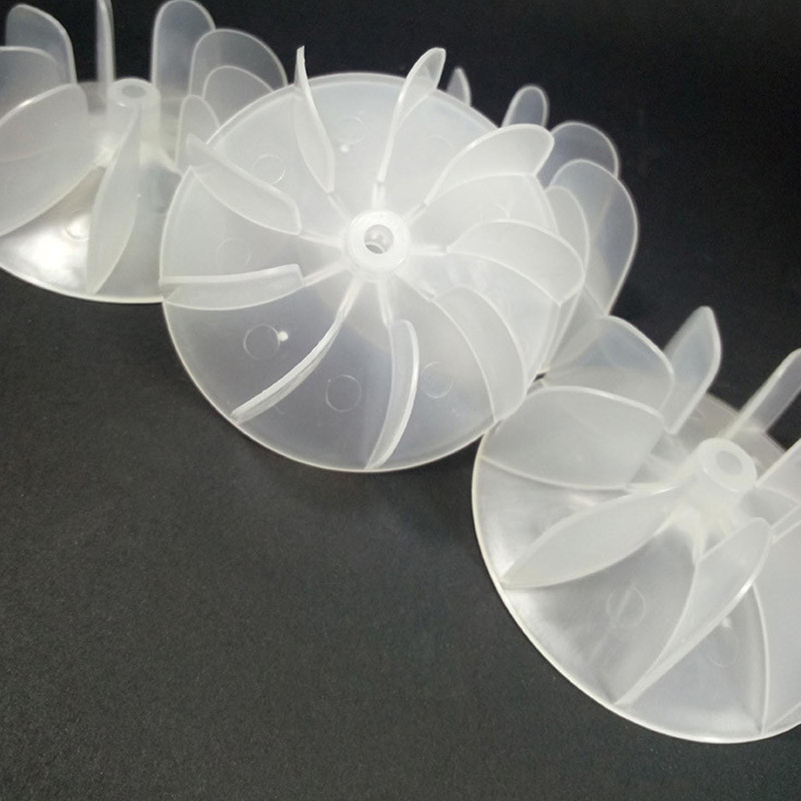 10 Pieces/set Transparent Color Plastic Fan Blades Hair Dryer Universal ...