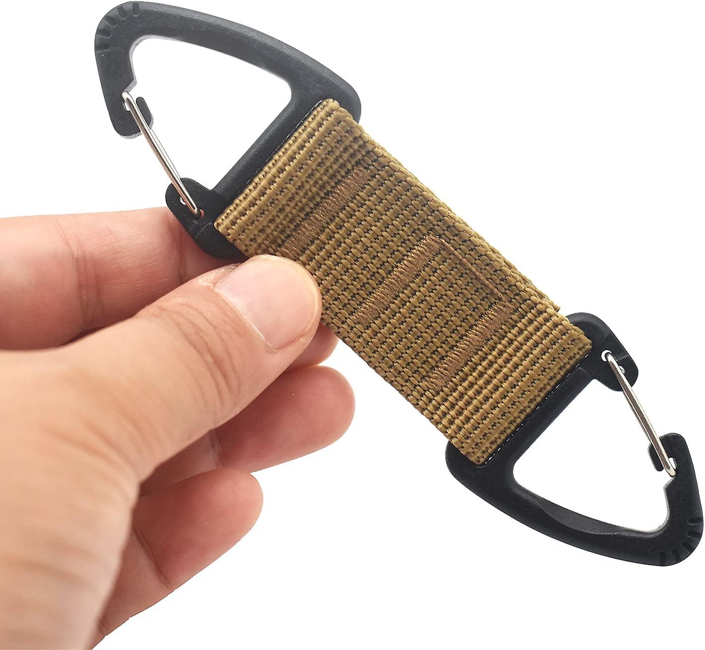 4 Pcs 4.72 Inches Double Plastic Triangle Tactical Nylon Belt Clip ...