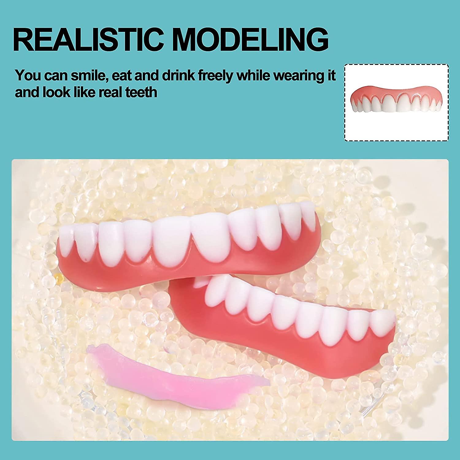 Fake Teeth, Cosmetic Teeth For Upper Jaw, Nature And Comfortable ...