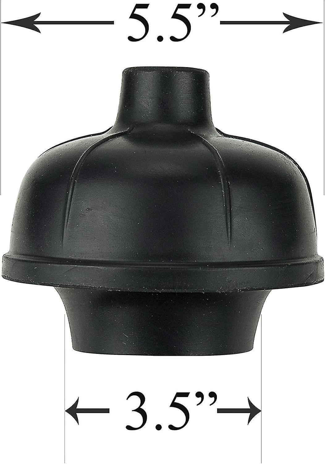 Rubber Toilet Plunger, Double Thrust Force Cup, Heavy Duty, Commercial ...