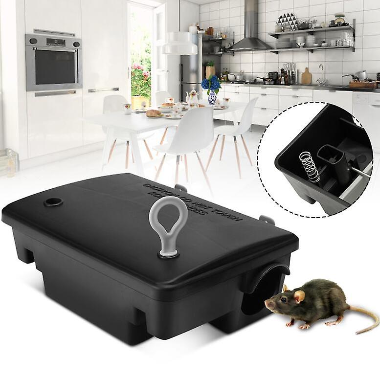 Rat Mouse Mice Rodent Bait Block Station Box Trap & Key for Home ...