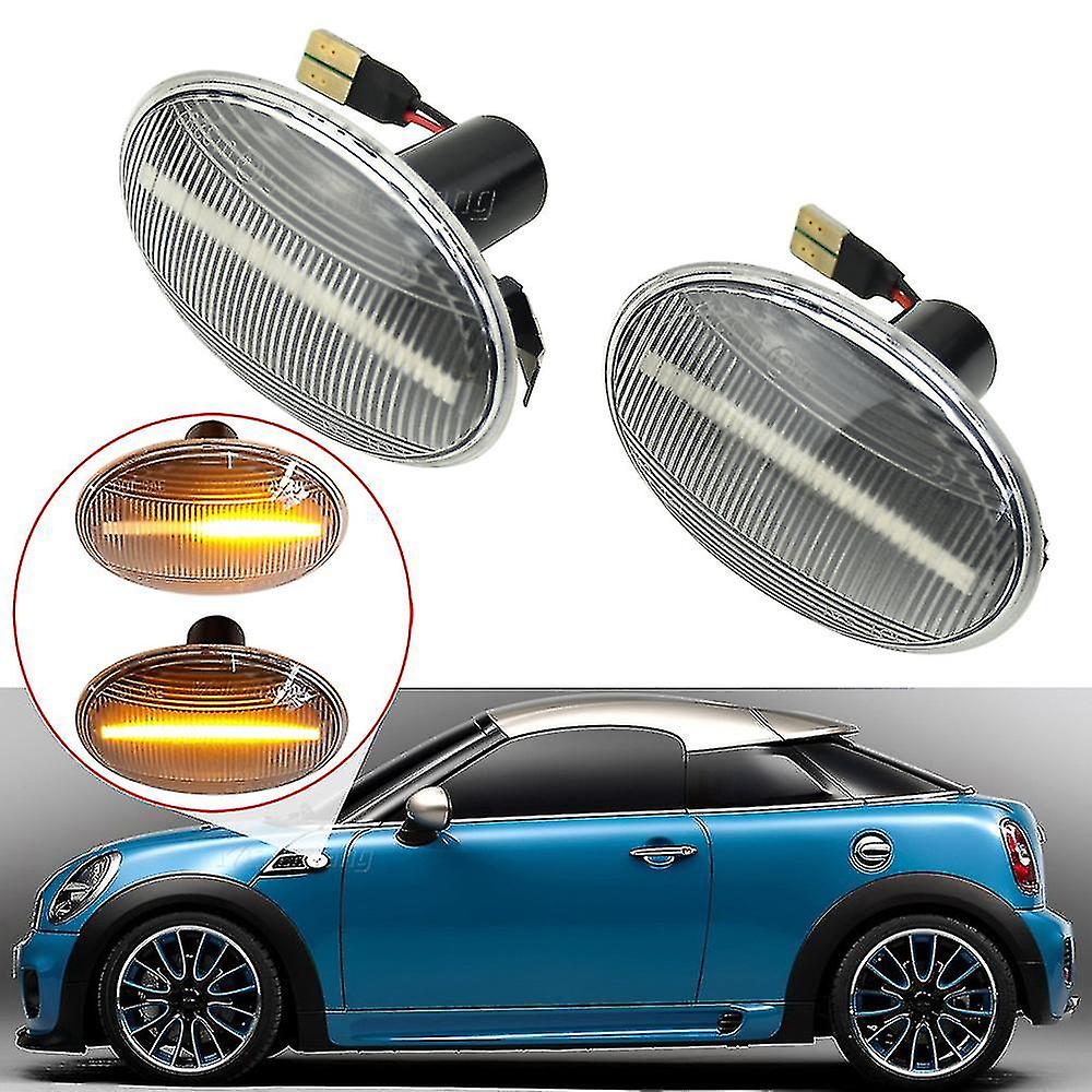 2 Pieces For Mini Cooper R55 R56 R57 R58 R59 Cl-r56-lsm-sm Led Dynamic ...