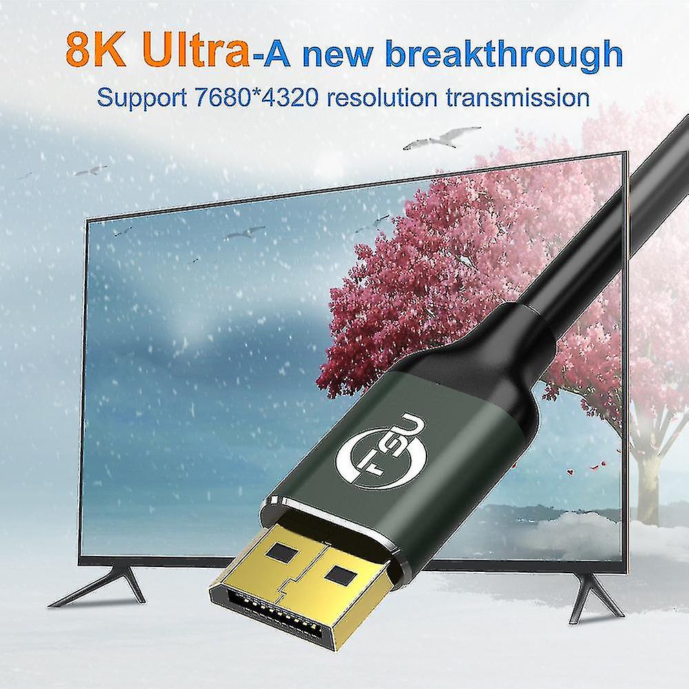 Displayport 1.4 8k 4k Hdr 144hz 165hz displayportadapter för video pc ...