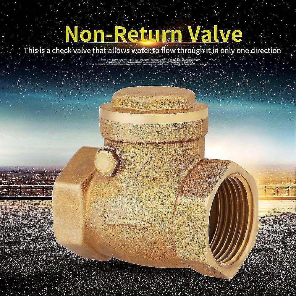 Check Valve Swing Check Valve DN20 232PSI 3/4 Female Brass Water Check ...