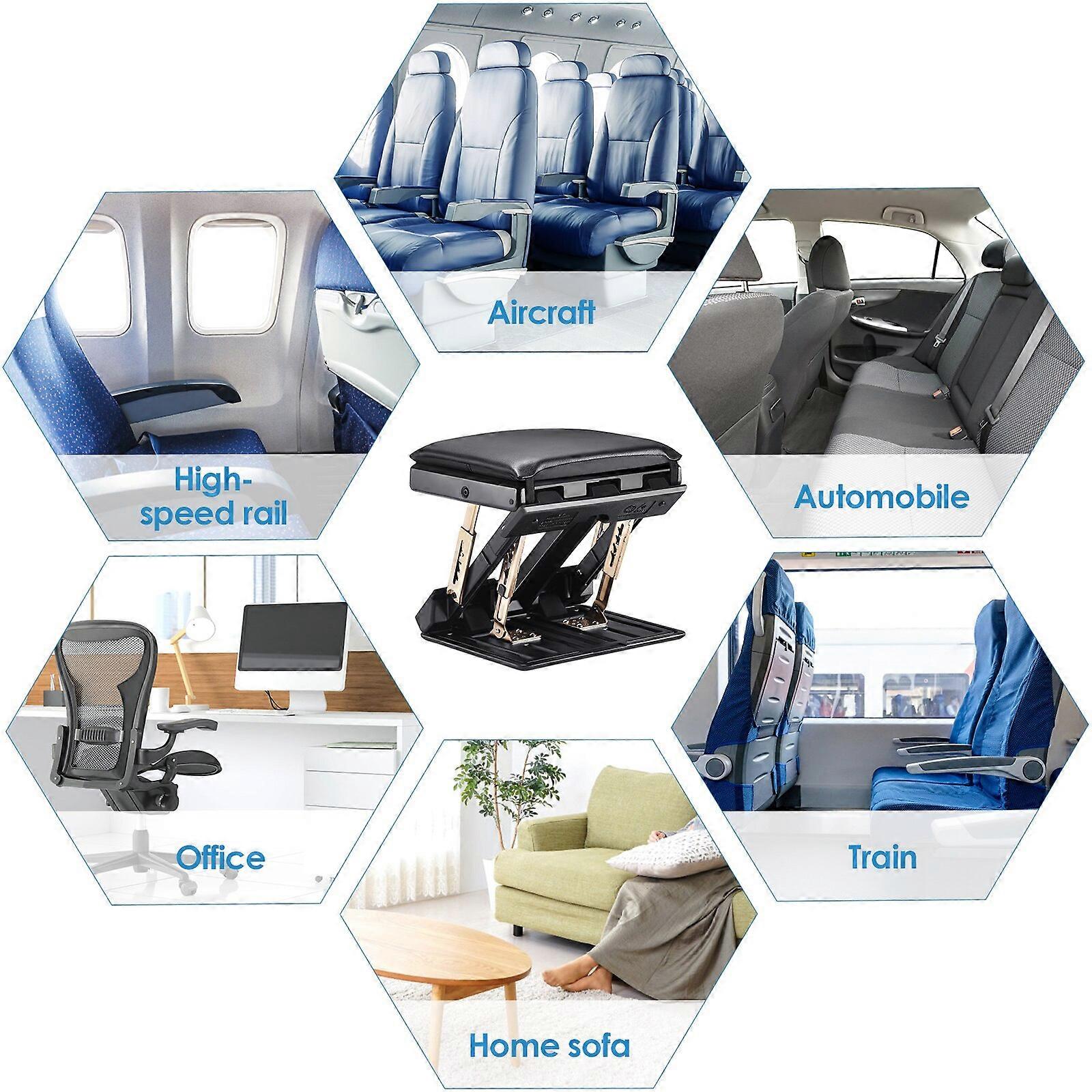 4-Level Height Adjustment Footrest With Removable Soft Foot Rest Pad ...