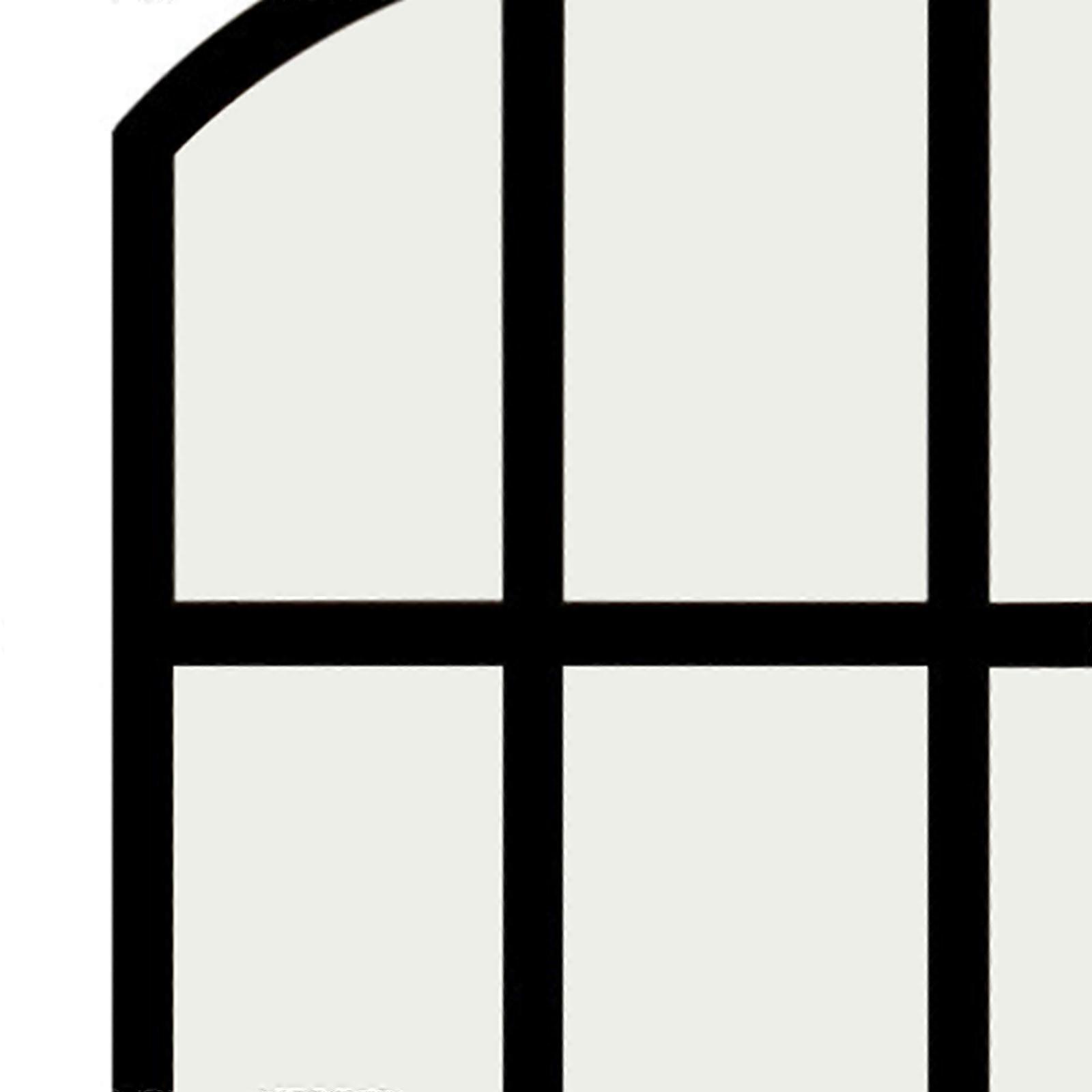 Arched Window Pane Mirror Grid Wall Mirror for Farmhouse,Living Room ...