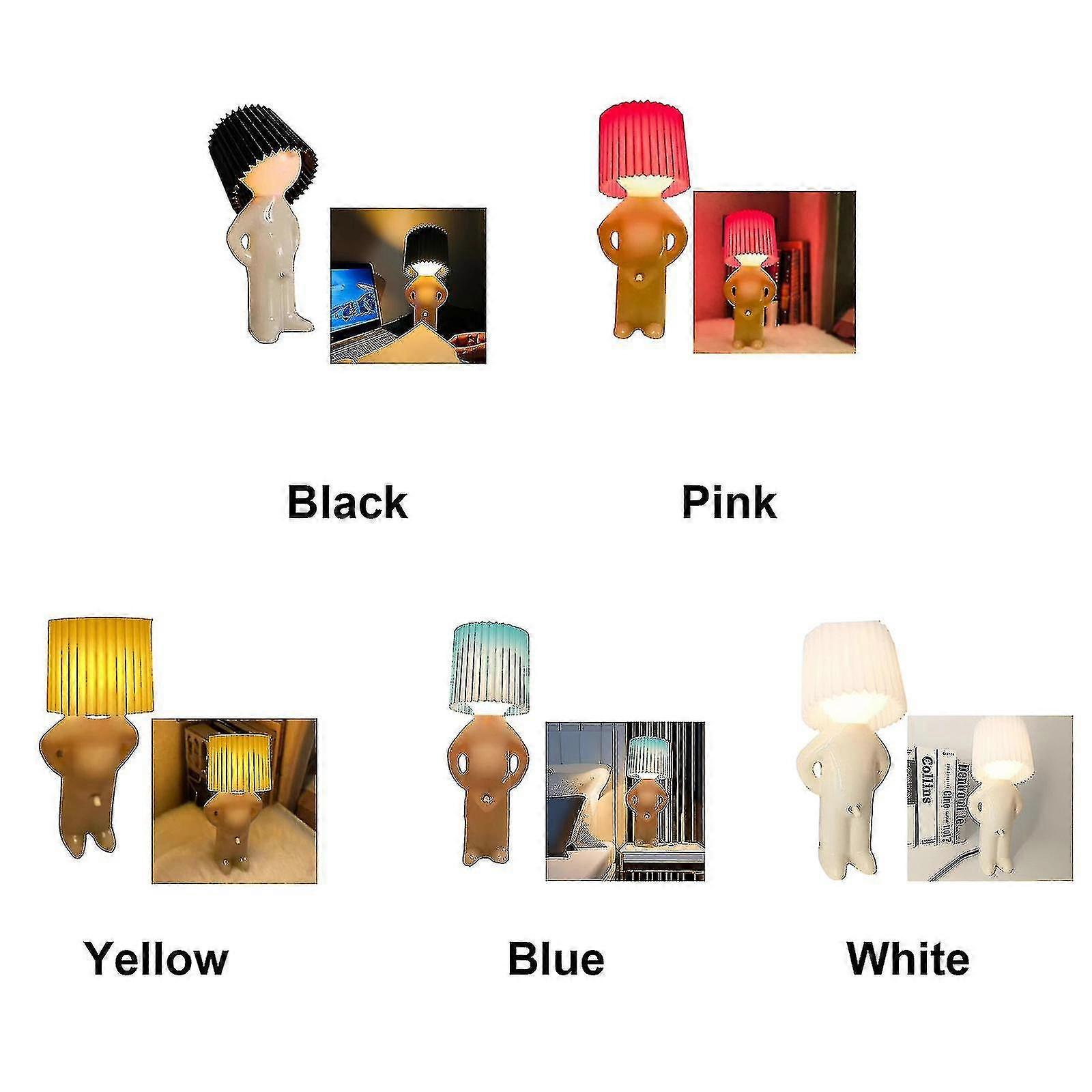New 3d Shy Man Lamp -funny A Little Shy Man Creative Lamp-the Style Of ...