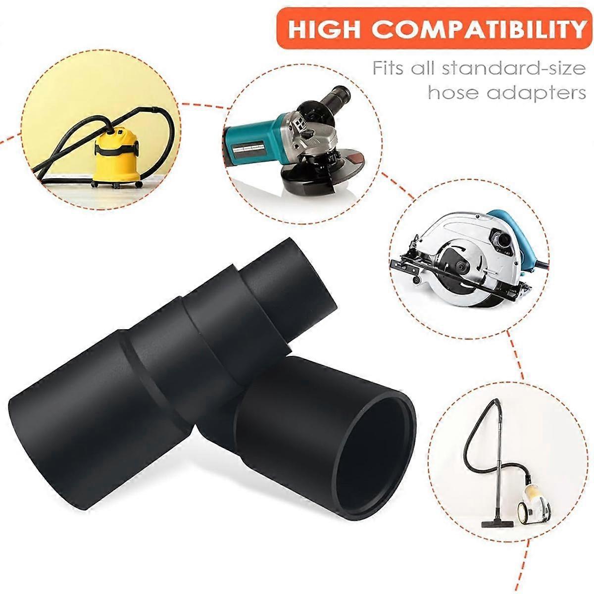 6 Pack Vacuum Cleaner Adapters 4 Layers Black, Hose Adapter Vacuum ...