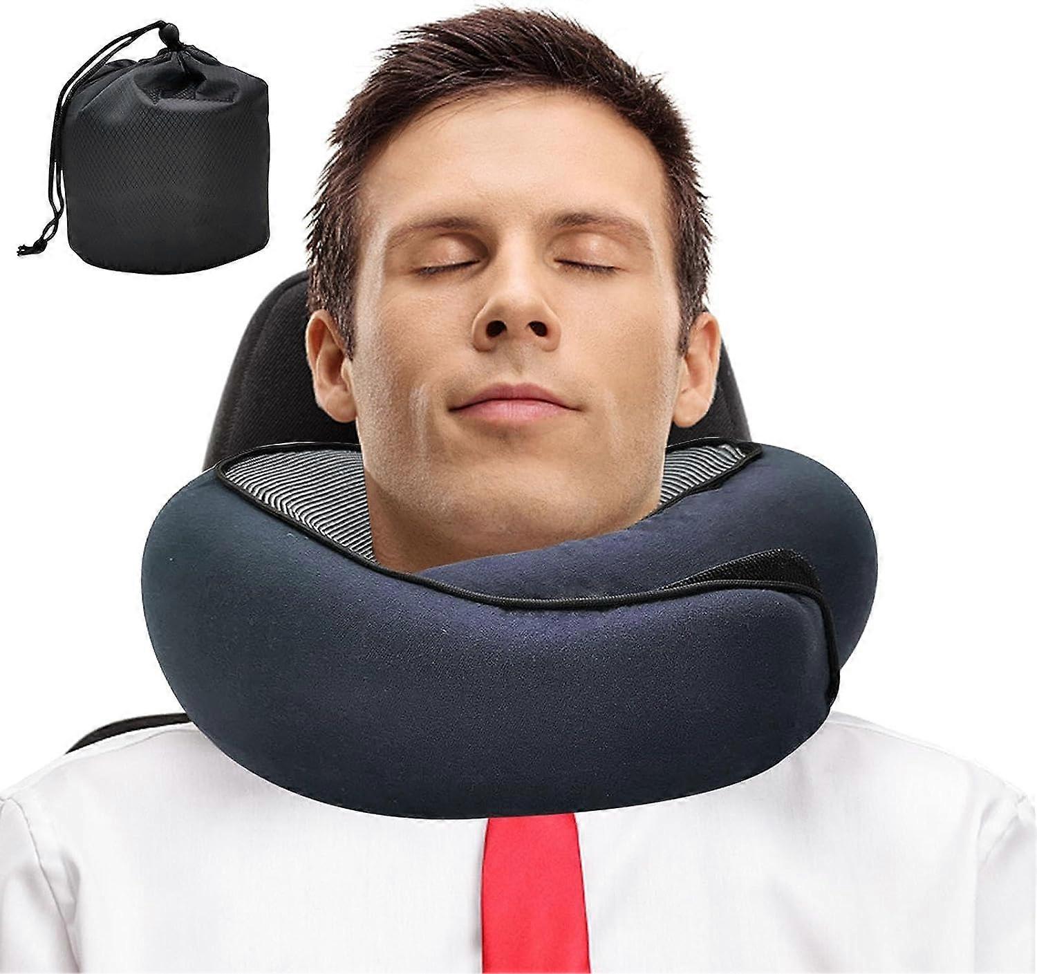 Neck Pillow With Carry Bag Neck Pillows For Travel Flight Essentials ...