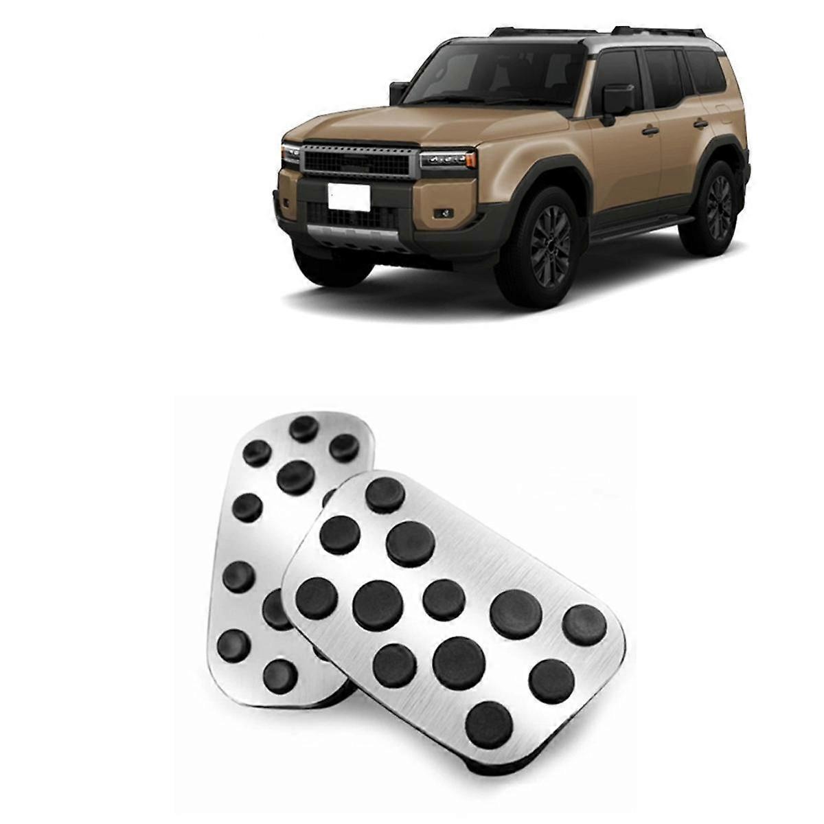 Aluminum Alloy Car Foot Pedal Pads Accelerator Gas Brake Pedal Cover ...