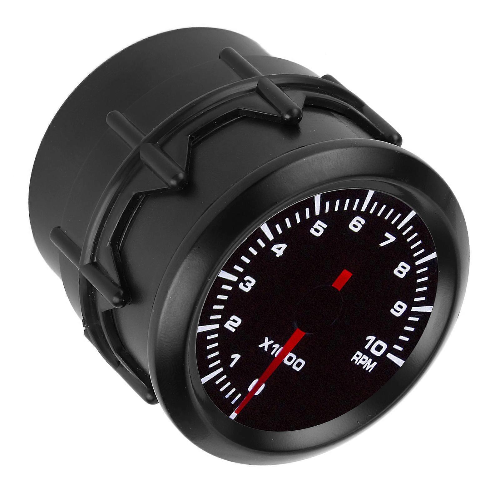 Universal Tachometer Gauge Pointer 0?10000RPM Tach Meter Lighting Dial ...