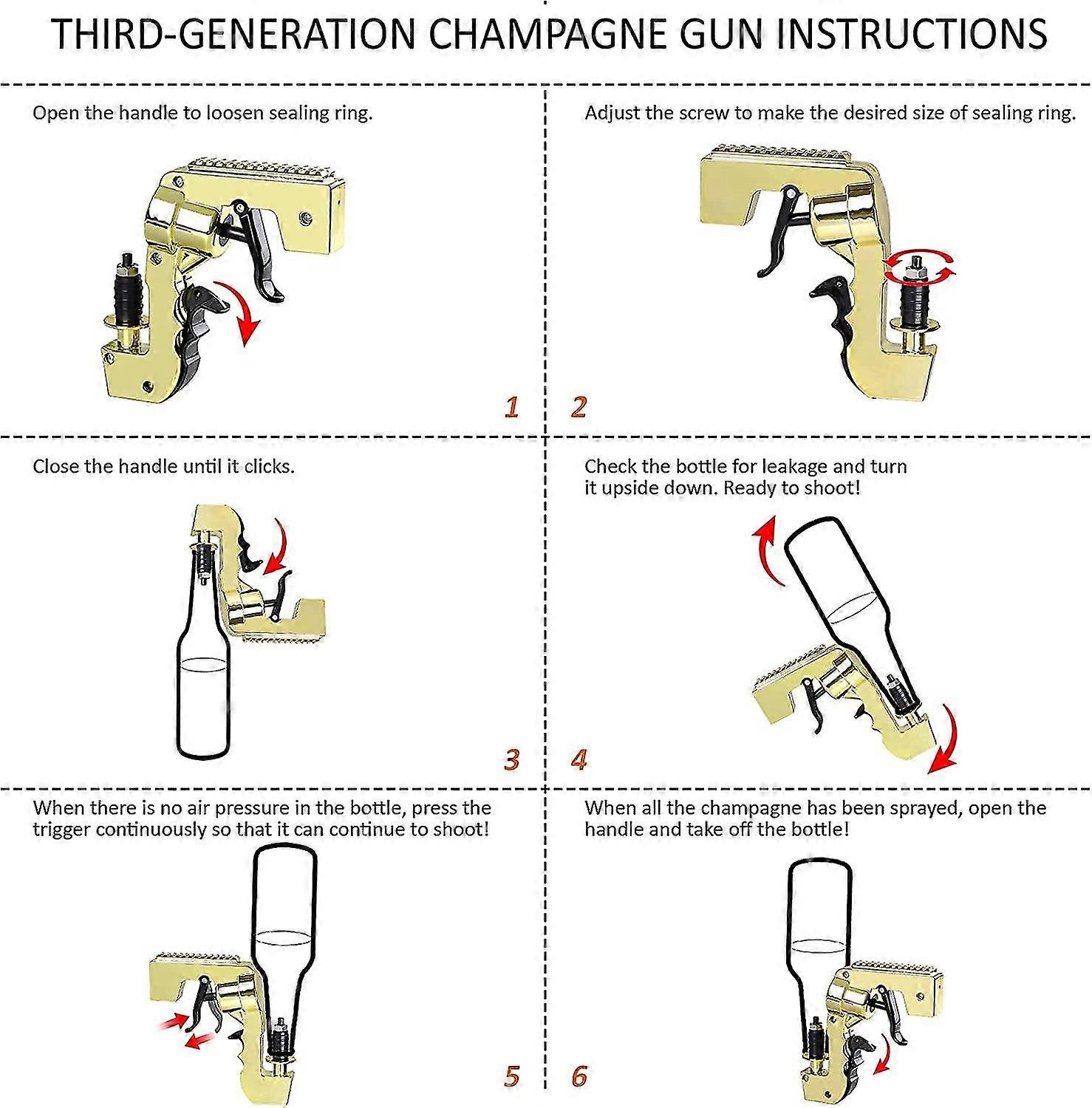 Beer Gun Shooter, Champagne Gun Shooter,alcohol Gun Shooter Bottle Beer ...