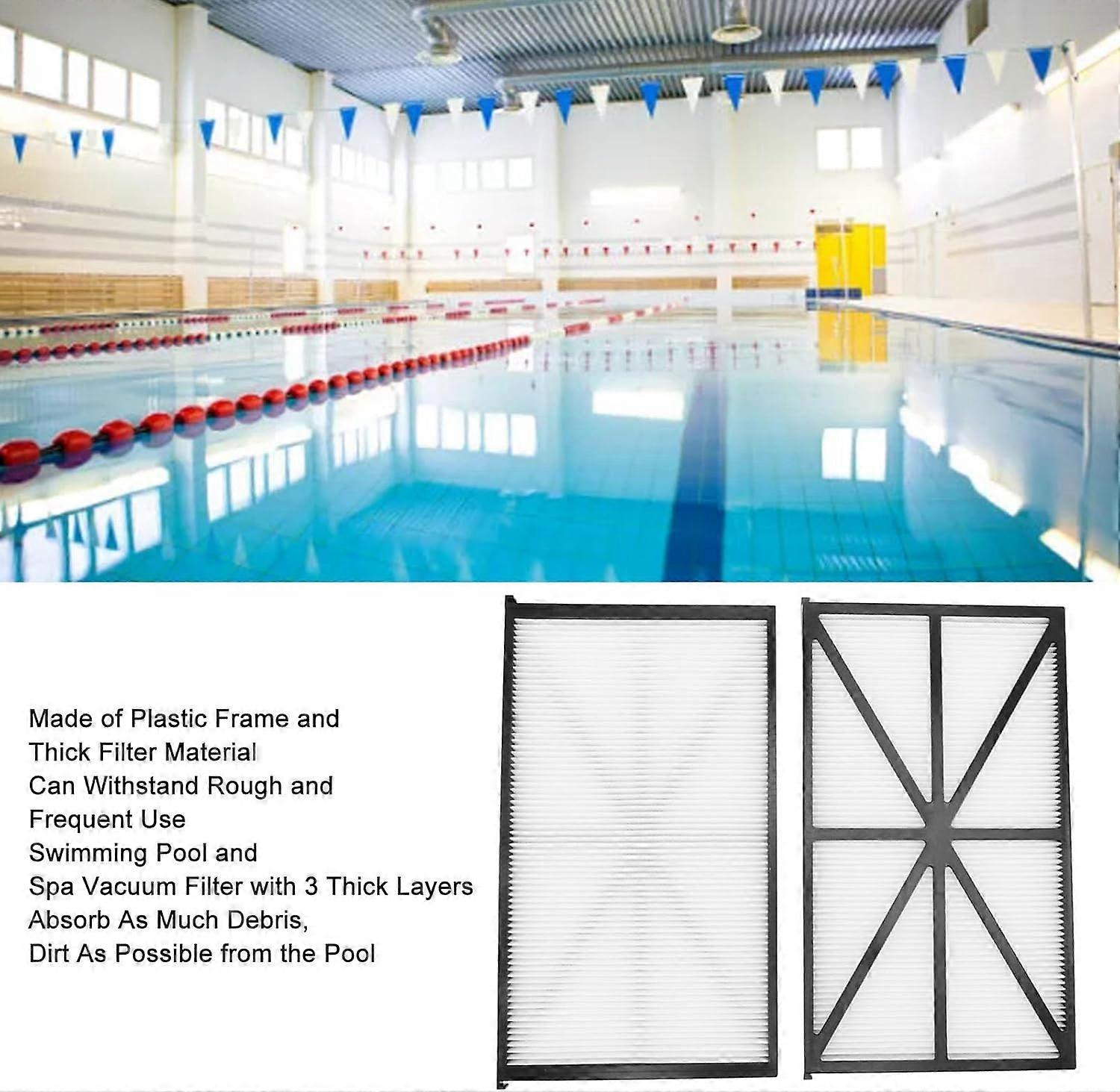 Pack of 2 Robotic Pool Cleaner Filters, Replacement Filter Cartridges ...