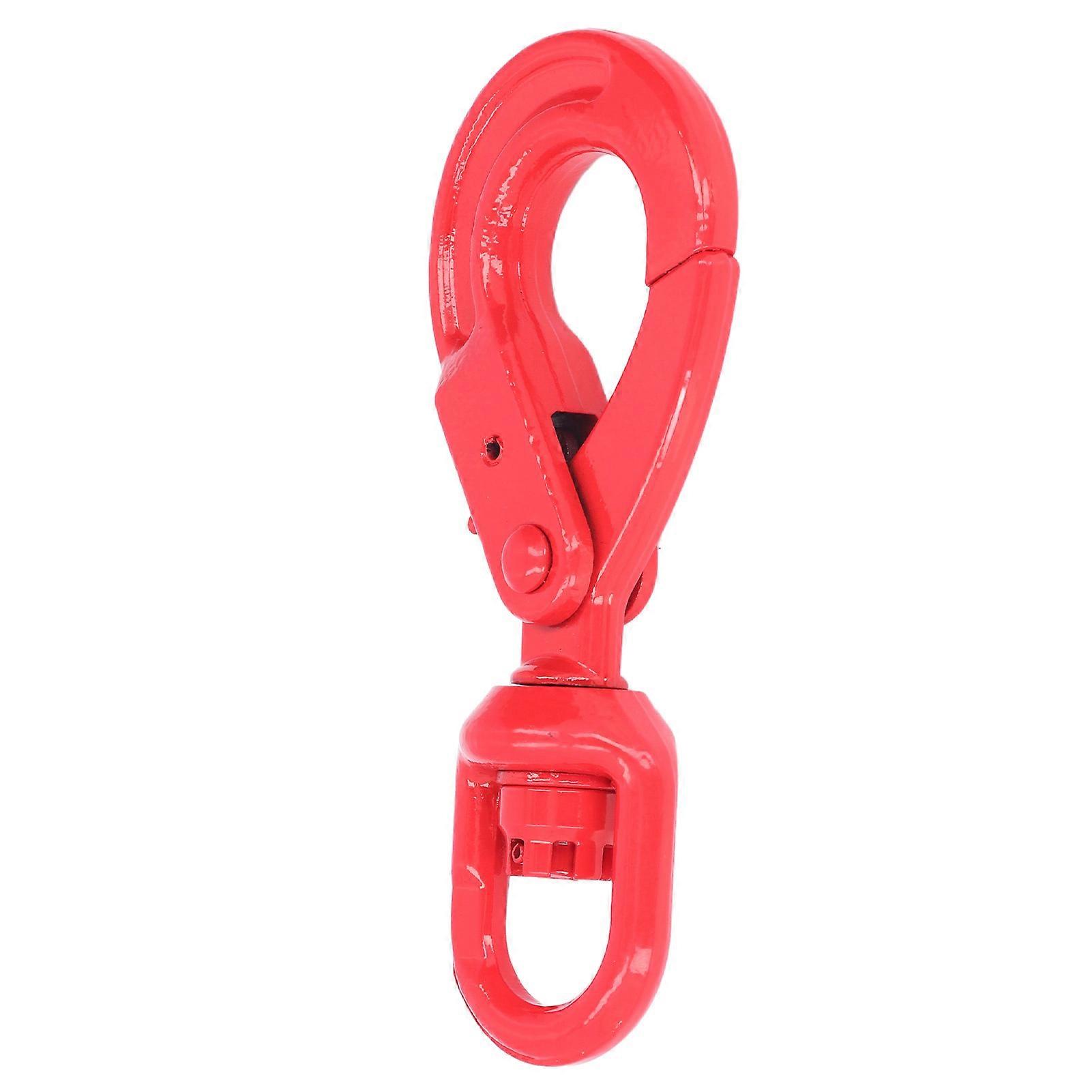 Crane Hook Painting G80 Forged Steel Self Locking Safety Rotating Hooks ...
