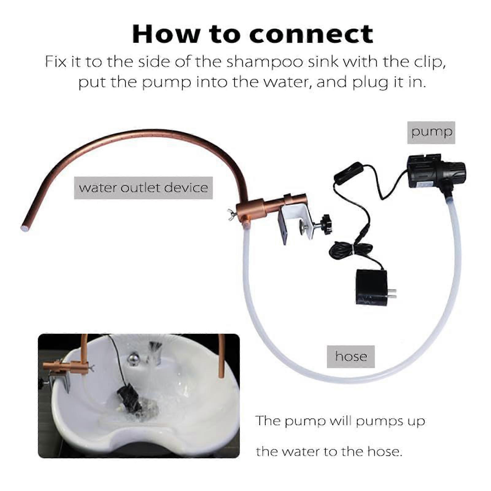 Hair Salon Water Circulation Frame for Barber Shop Deep Basin Circular ...