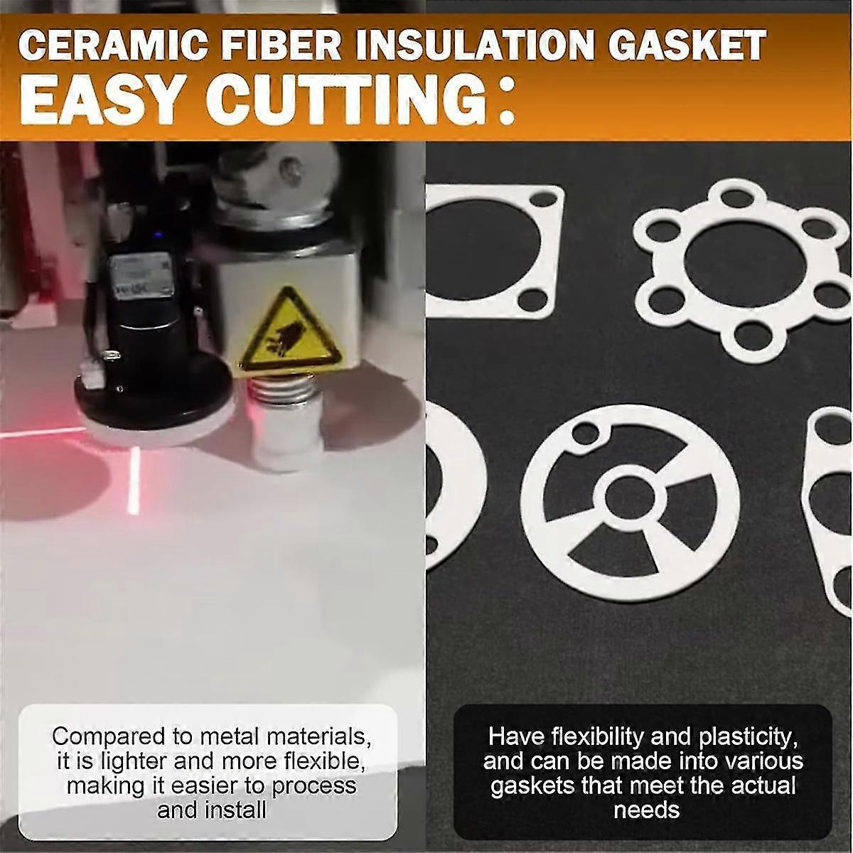 High Temperature Gasket Paper, Ceramic Fibre Furnace Gasket Material ...