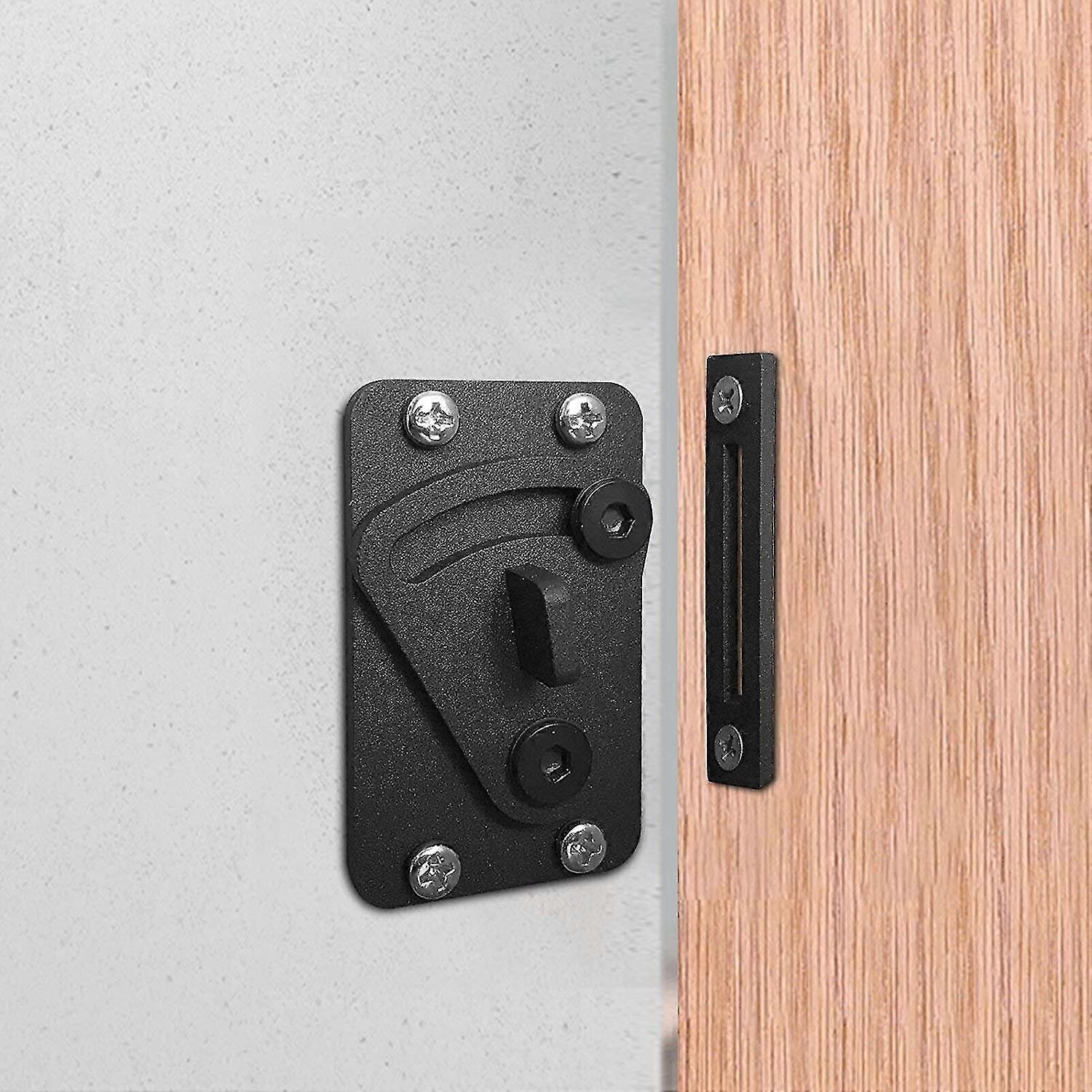 Stainless Steel Locks Black For Doors And Latches For Sliding Barn Door ...