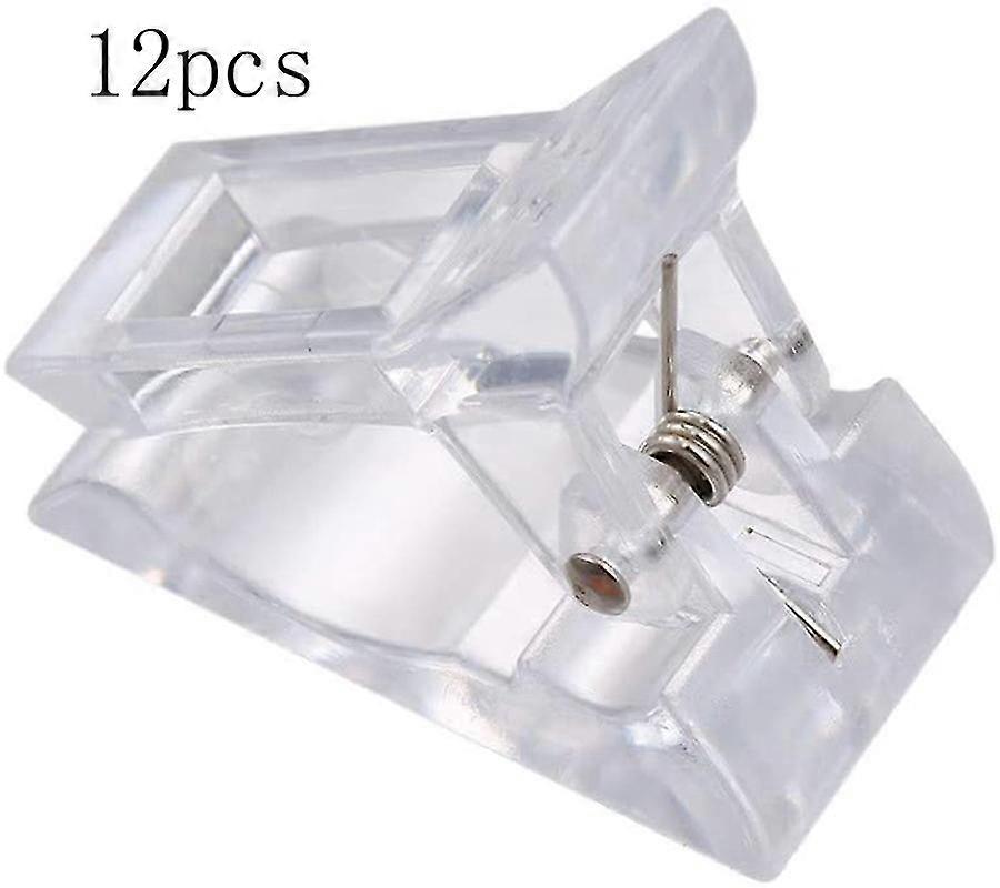 12 pieces polygel nail clip, nail tip clip, nail tips clips nail clips ...