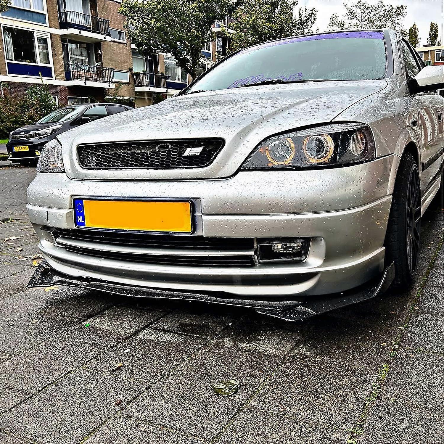 Universal Gloss Black Front Bumper Chin Splitter Spoiler Lip Body Kit ...