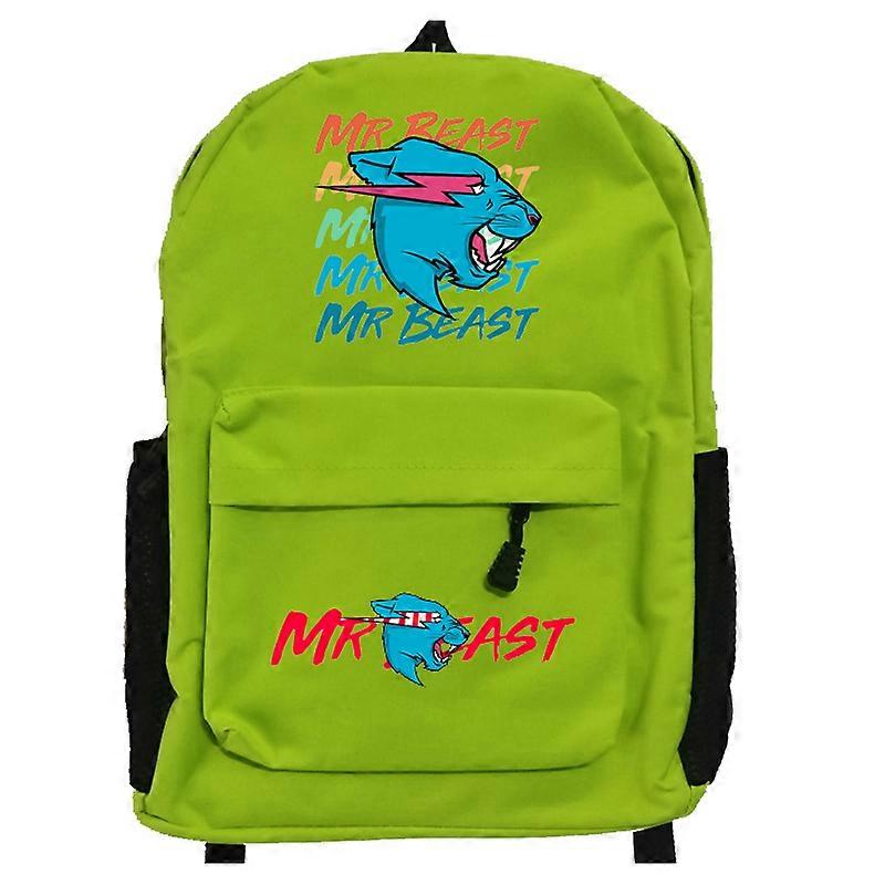 Spot hot selling Mr Beast pattern backpack campus student school bag ...