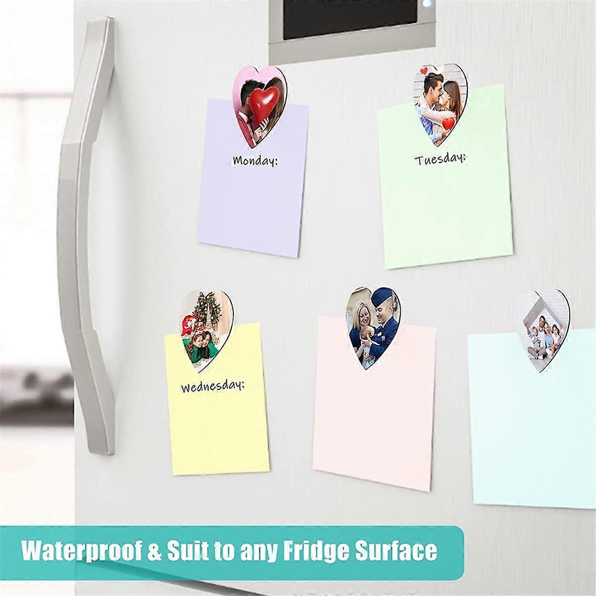 30Pcs Heart Shaped Sublimation Magnet Blanks Wedding Valentines Day ...