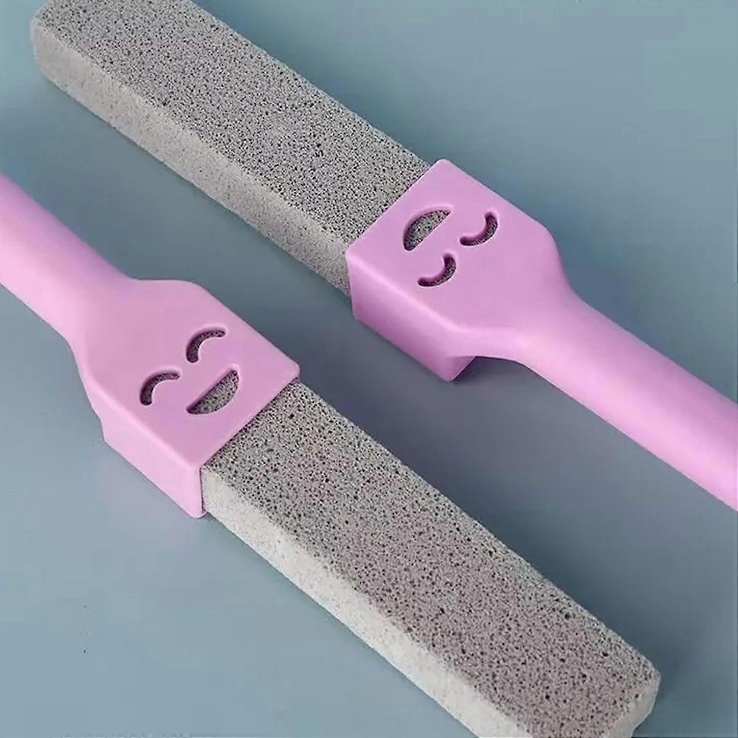 Pumice Stone Toilet Bowl Clean Brush With Handle Pumice Scouring Pad ...