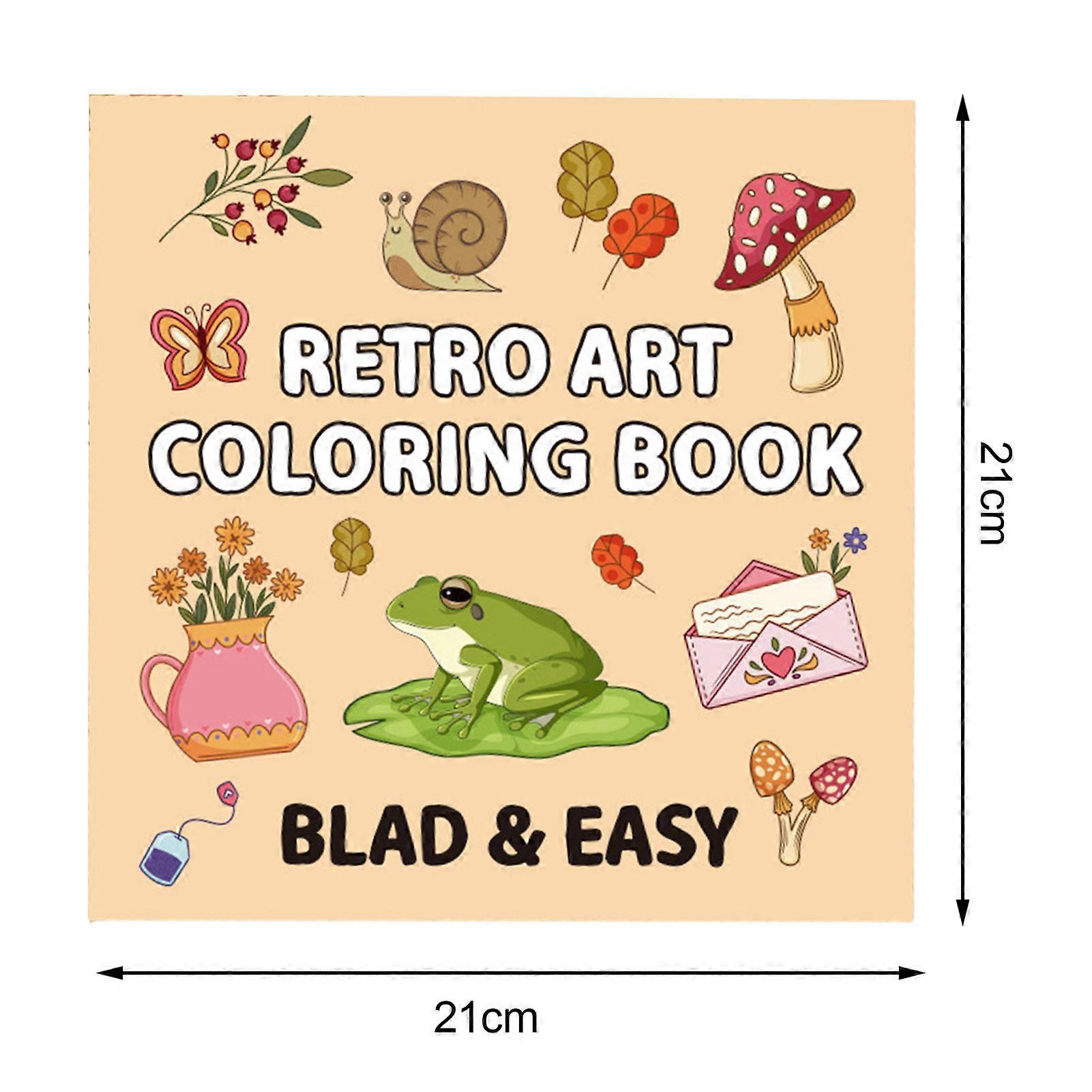 Adults Teens Coloring Book Single-Sided Pages Weird Design High ...