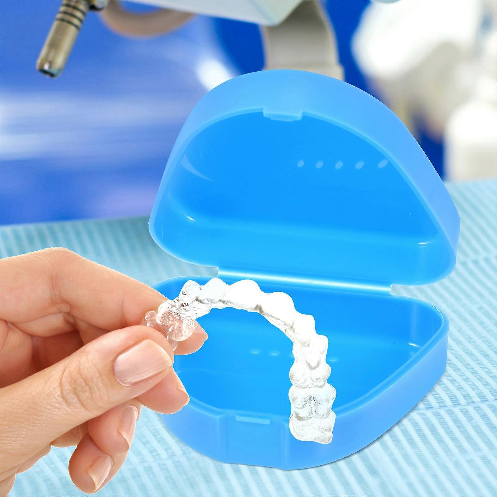 5 Pcs Tool Holder Denture Bath Case False Teeth Holder Denture Storage ...