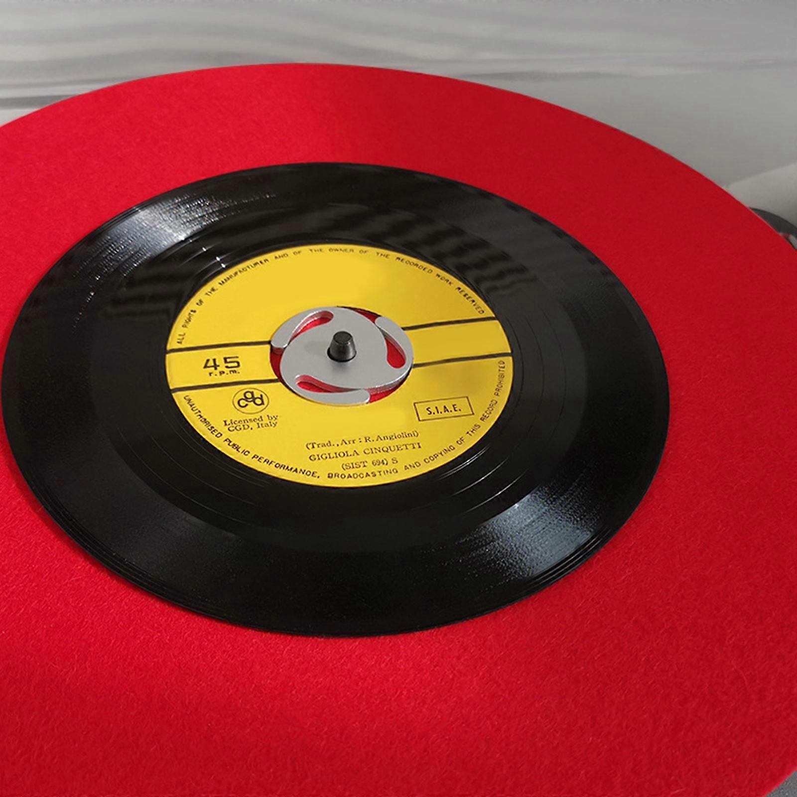 45RPM Record Adapter Recorder Spindle Adaptor Insert For Turntables ...