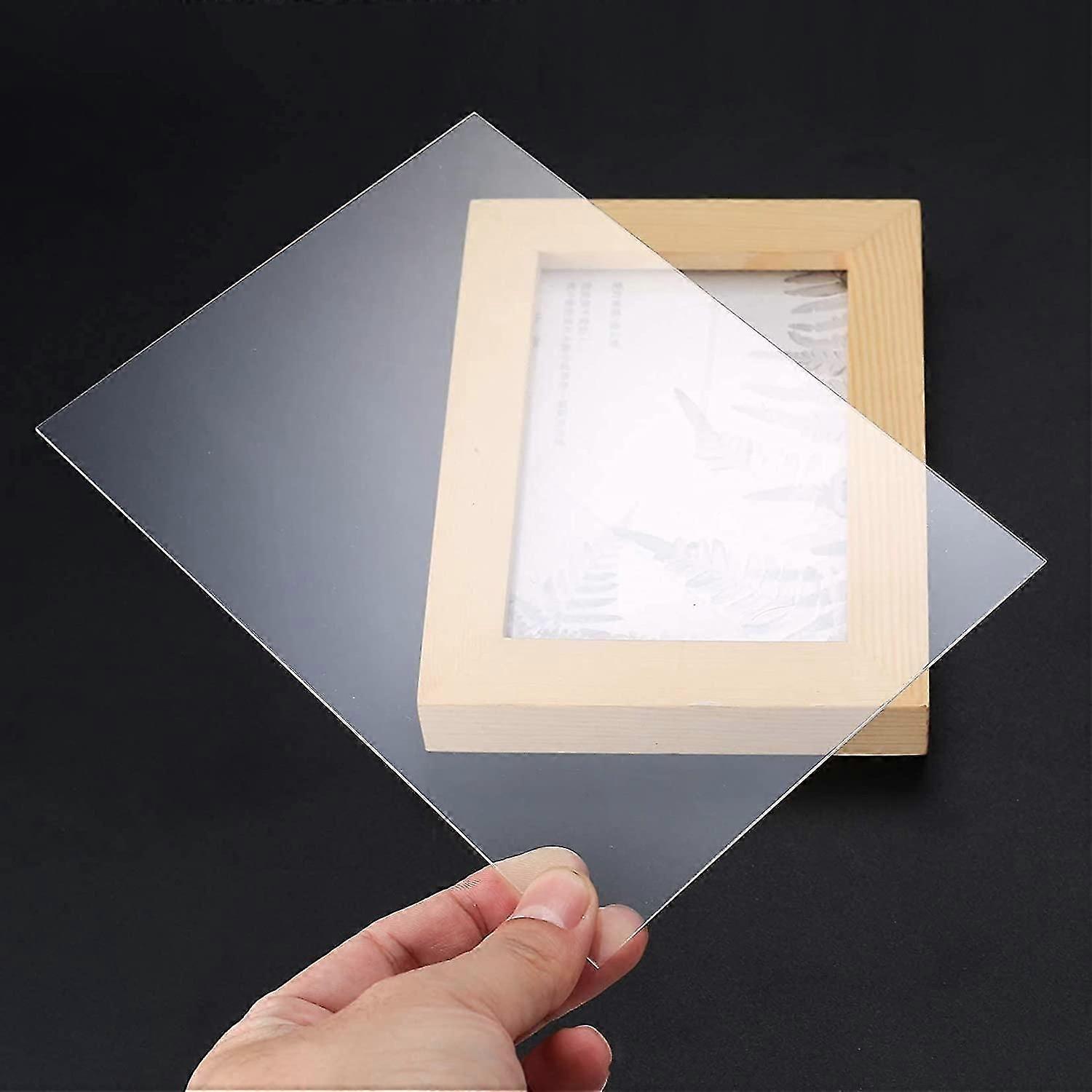 6 Pcs Clear Acrylic Sheets, Plastic Perspex Sheets, Transparent ...