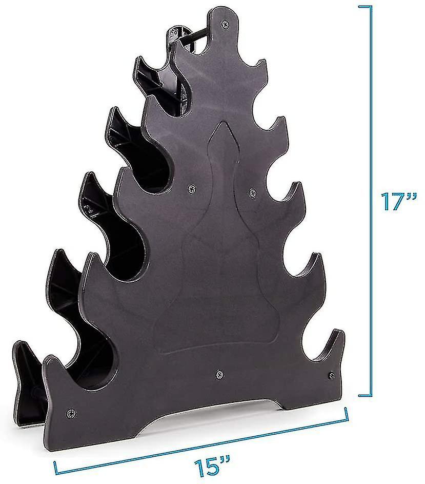 Dumbbell Rack Stand, Triangle And Big Leaf 5-tier Dumbbell Storage ...