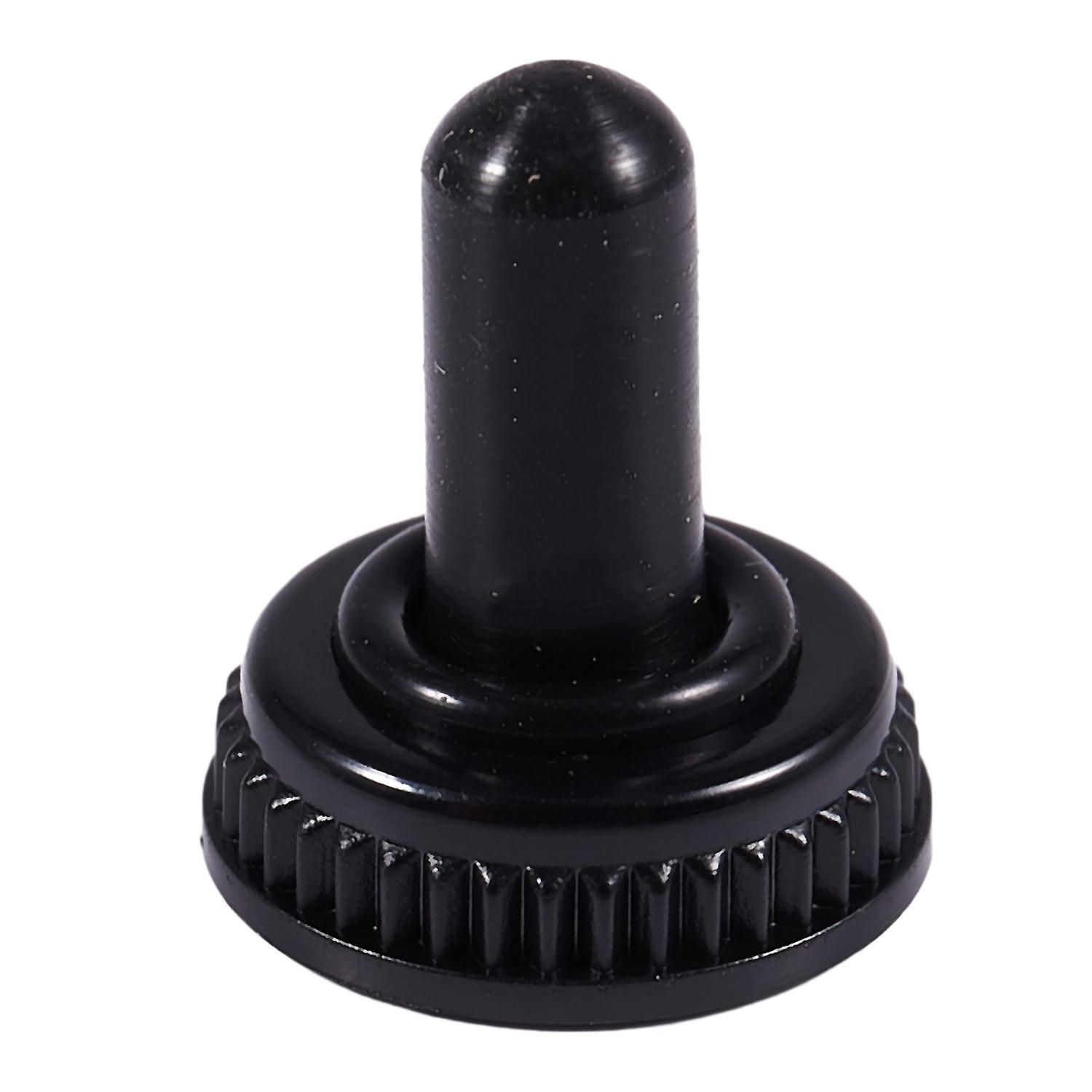 10 x Waterproof Toggle Switch Cap Black Rubber Cover 6mm Diameter ...