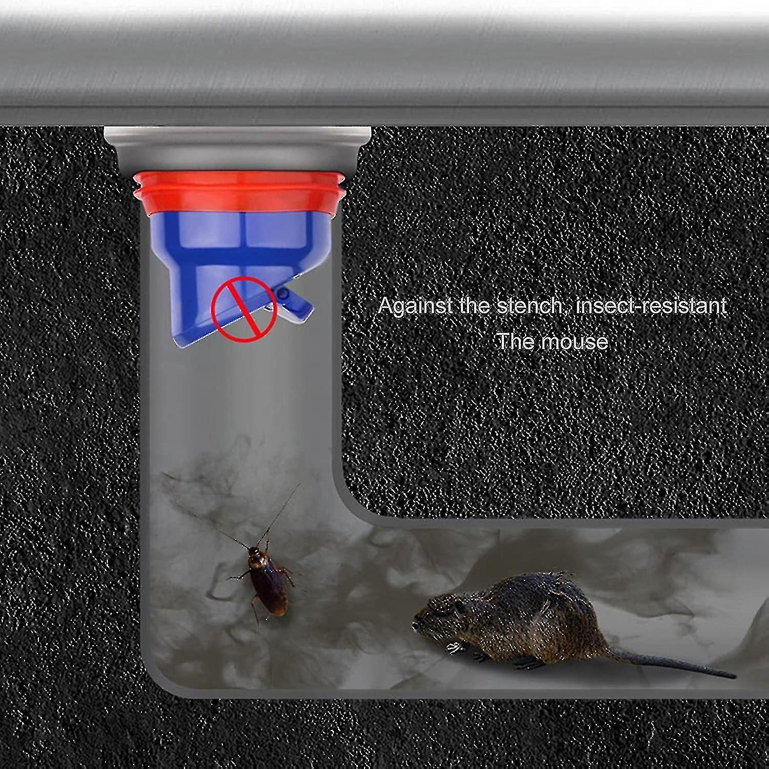 Shower Floor Drain Plug, Anti-backflow, Anti-odor, Quick Drain Valve, 3 ...