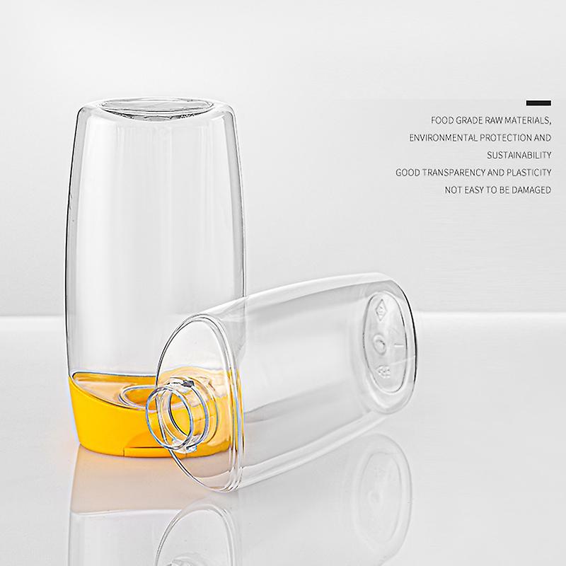 500g Honey Bottle Transparent Thickened Plastic Bottle Portable Honey ...