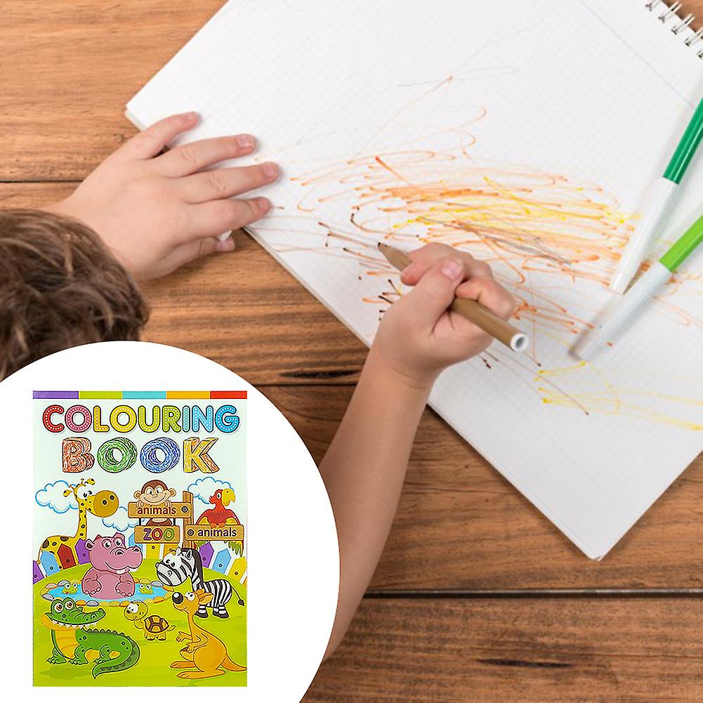 Lovely Cartoon Doodles Coloring Books Portable Color Filling Books For ...