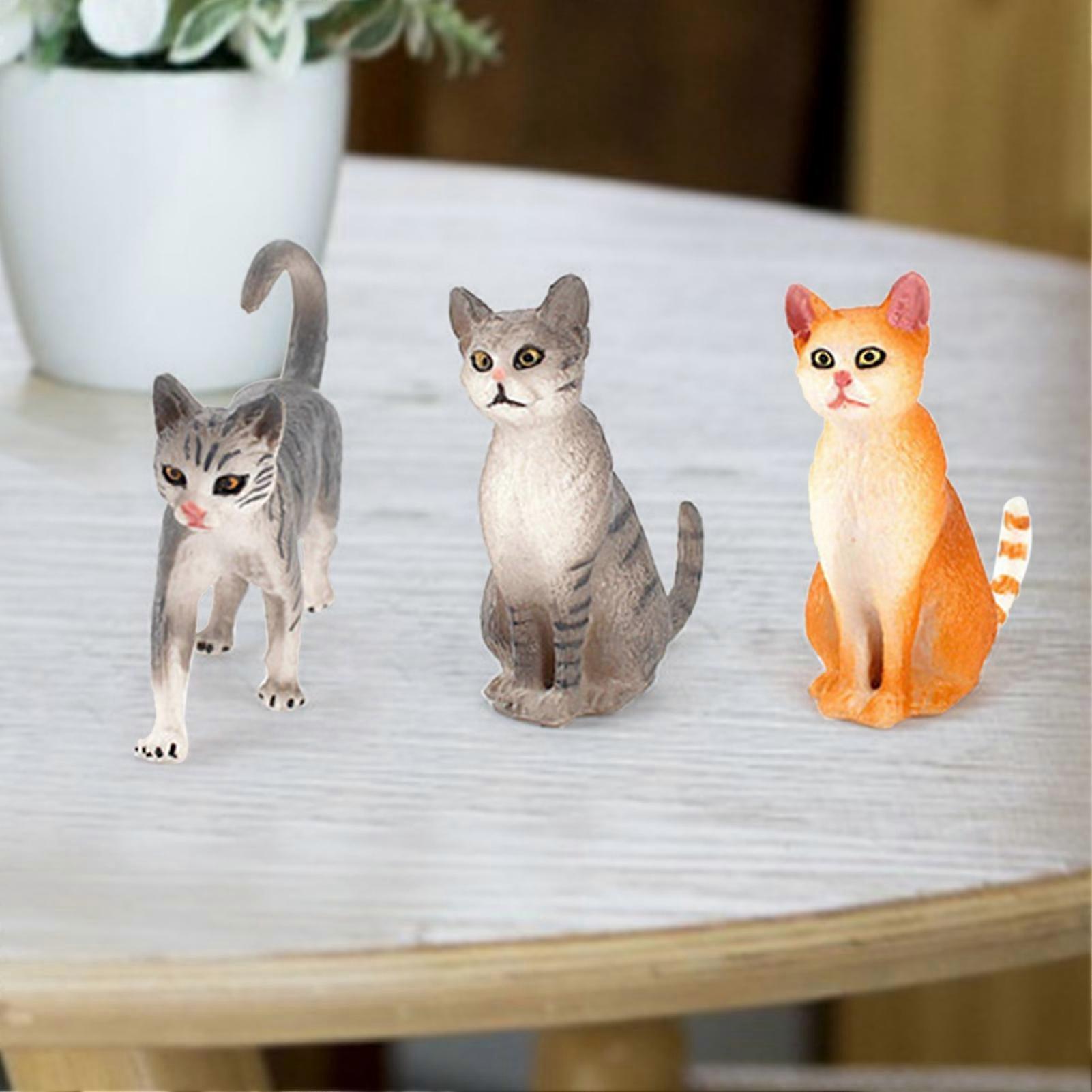 Animal Model Realistic Form Collectible Solid Simulation Cat Model ...