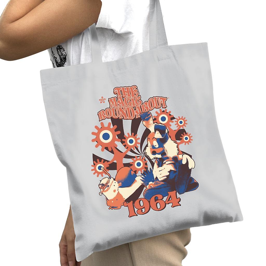 The Magic Roundabout Retro Brian & Dylan Totebag | Fruugo UK