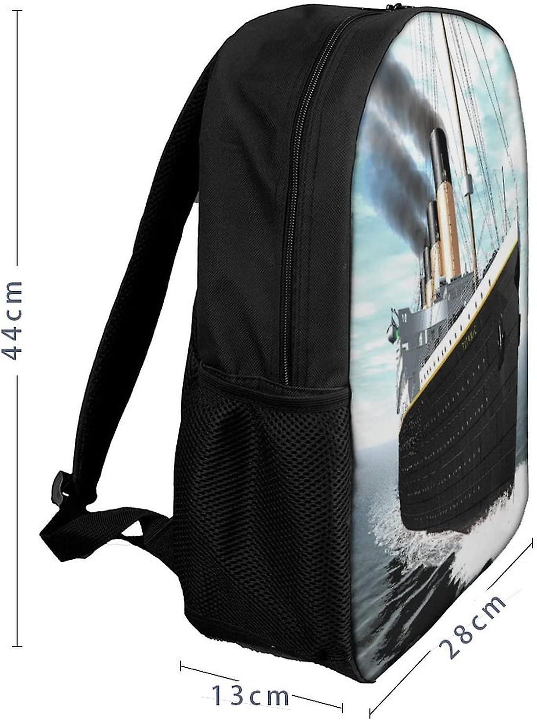 GENBAK Titanic Kids Backpack Fashion Fun Backpack Book Bag For Boys And ...
