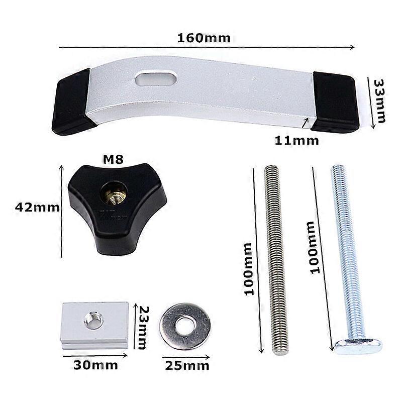 Aluminum Rail T-Track Clamp, T Track Metal Quick Action T Track Hold ...