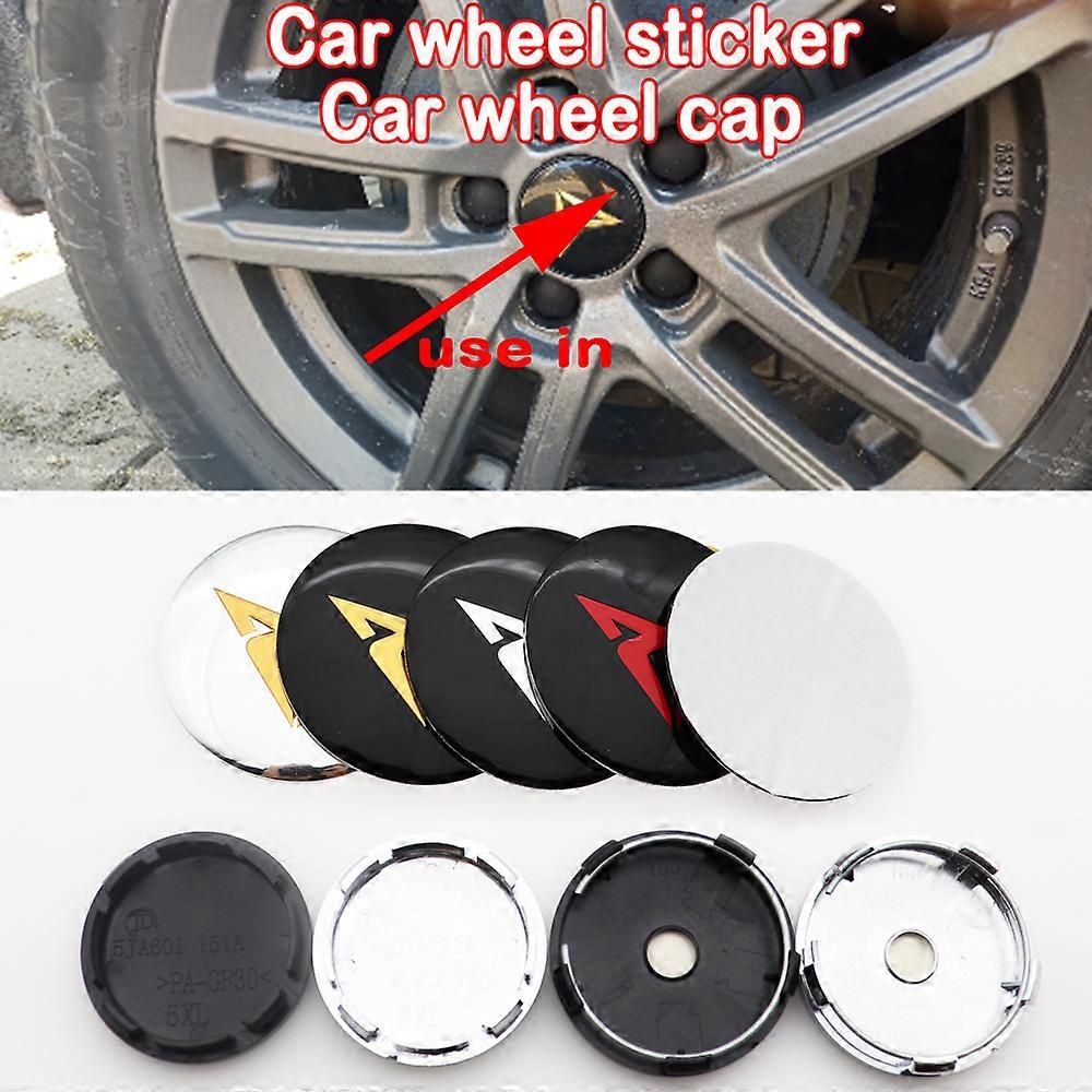 4pcs 56mm 60mm Logo Car Wheel Center Hub Cap Rim Refit Badge Covers ...