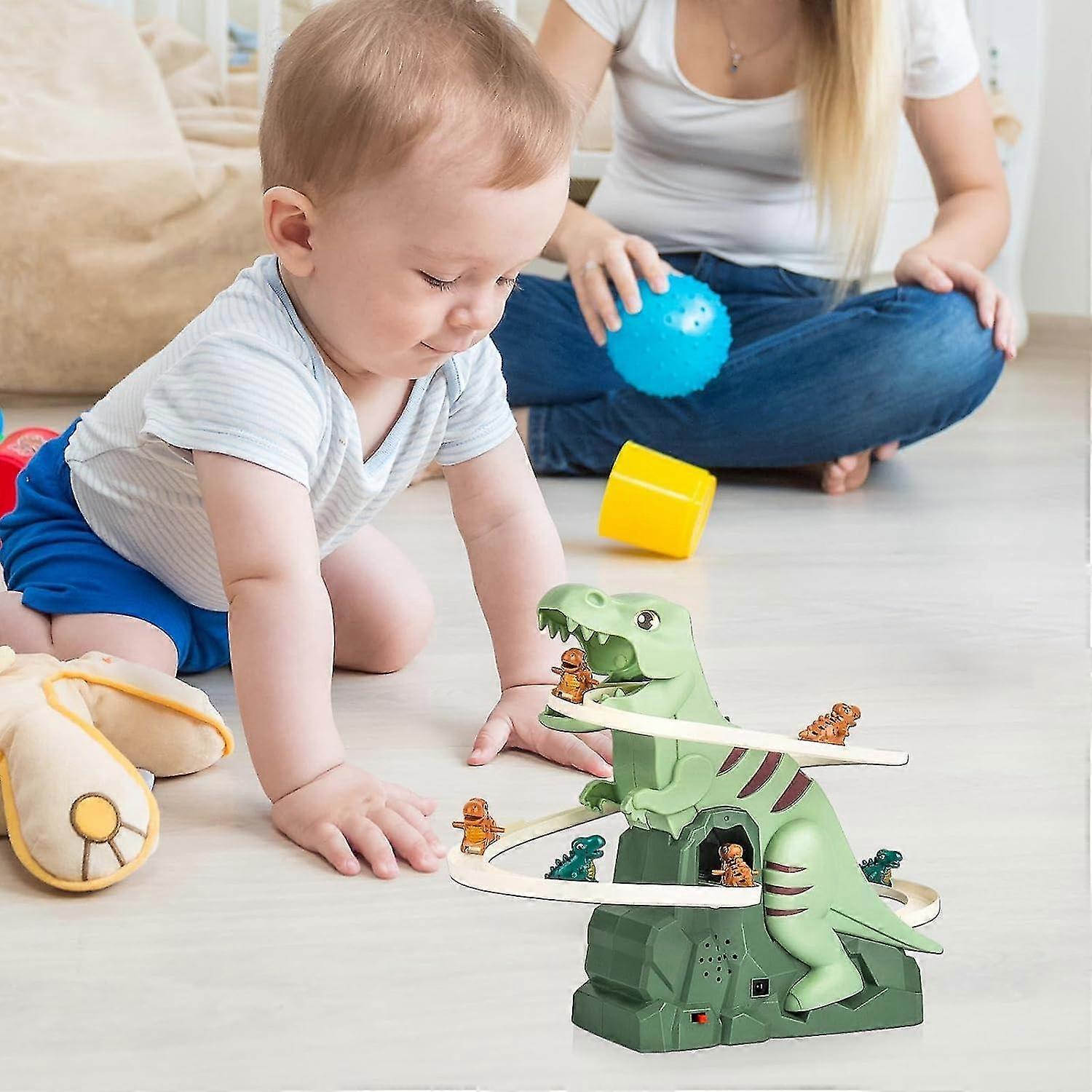 Dinosaur Climbing Slide Toy, Stair Climbing Dinosaur/Ducks, Small ...