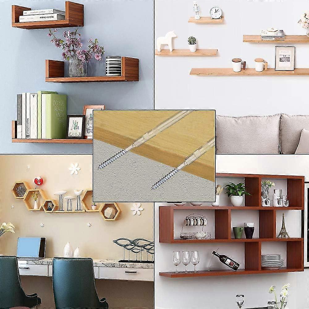 Pack Heavy Duty Concealed Floating Shelf Brackets - 10*160mm - Hidden ...