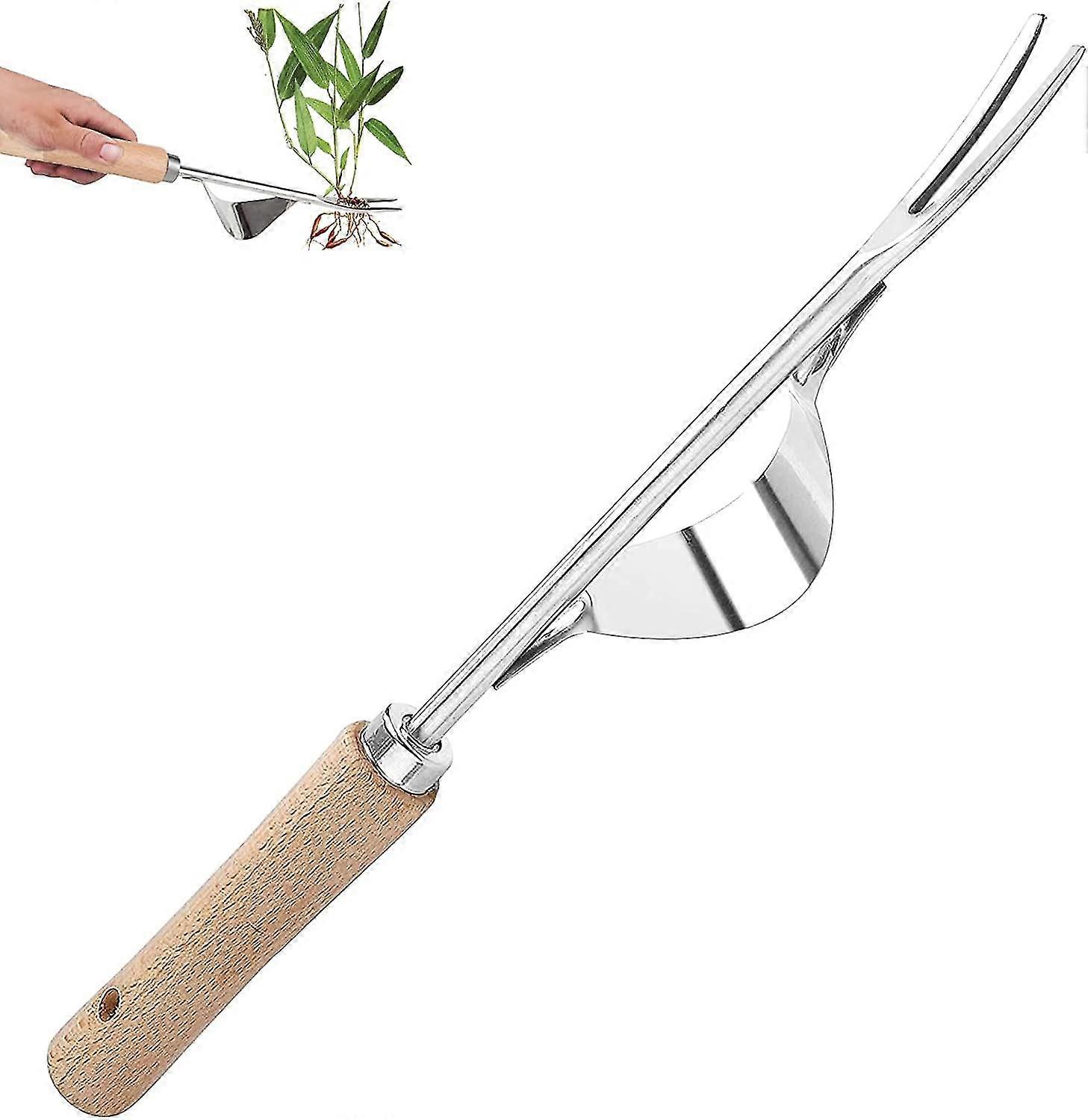 Hand Weeder Long Handle Garden Weeding Tool Stainless Steel Weeding ...